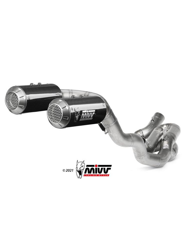 Pełny układ wydechowy (MK3) MIVV do Ducati Panigale V4 (18-22) carbon | sklep Moto-Tour
