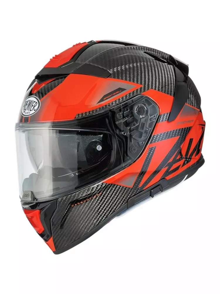 Kask integralny Premier Devil Carbon MN 2 czarno-czerwony | sklep Moto-Tour